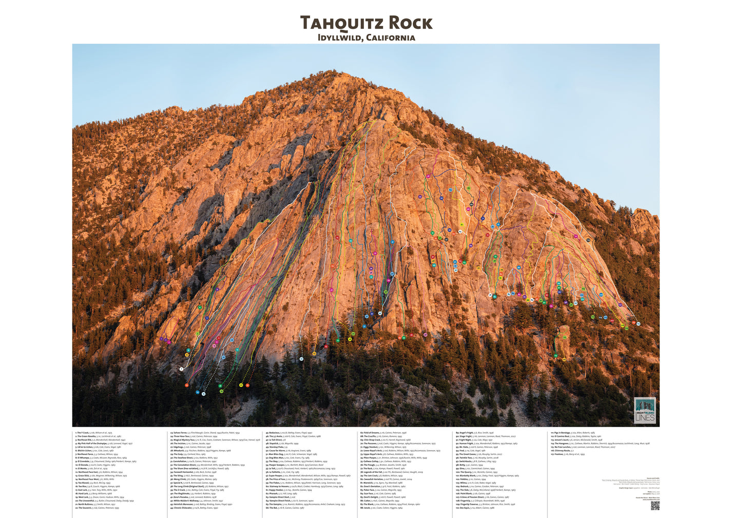 Tahquitz Rock – Mont Blanc Lines