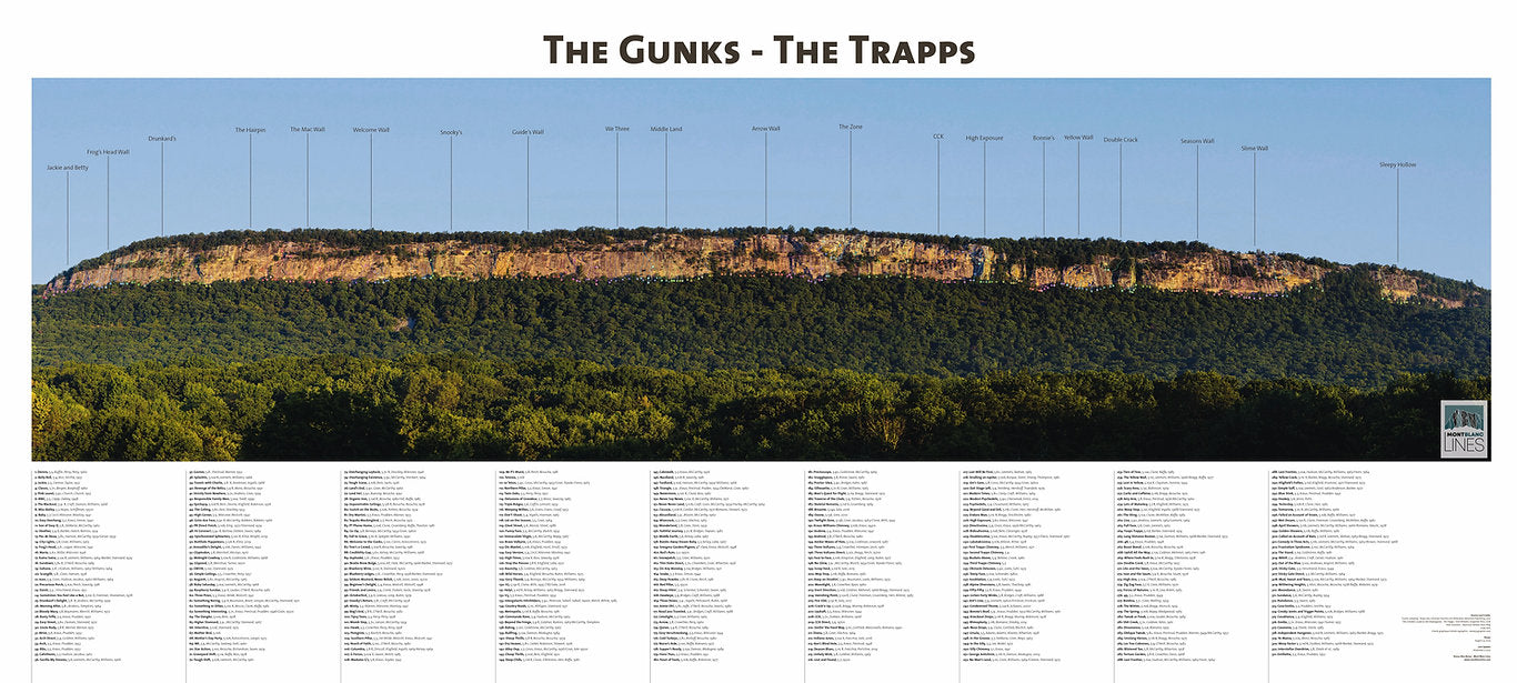 The Gunks - The Trapps – Mont Blanc Lines